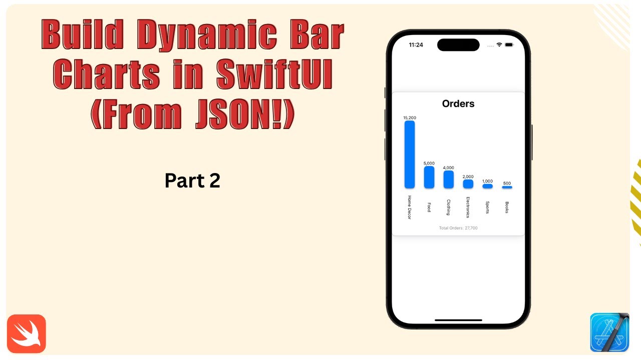 Swiftui Tutorial Easy Steps To Build Dynamic Bar Charts From Json Data Youtube 8636