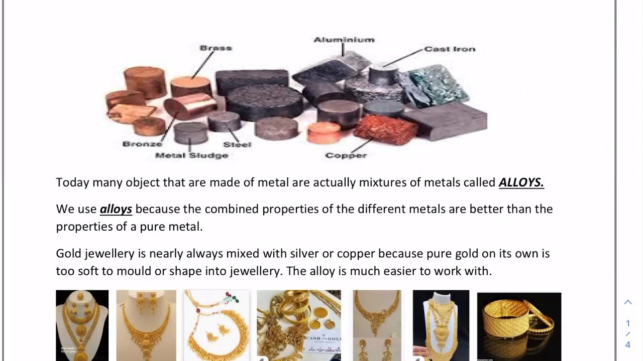 Grade 5 NST Lockdown Lesson 10: Mixing Metals - YouTube