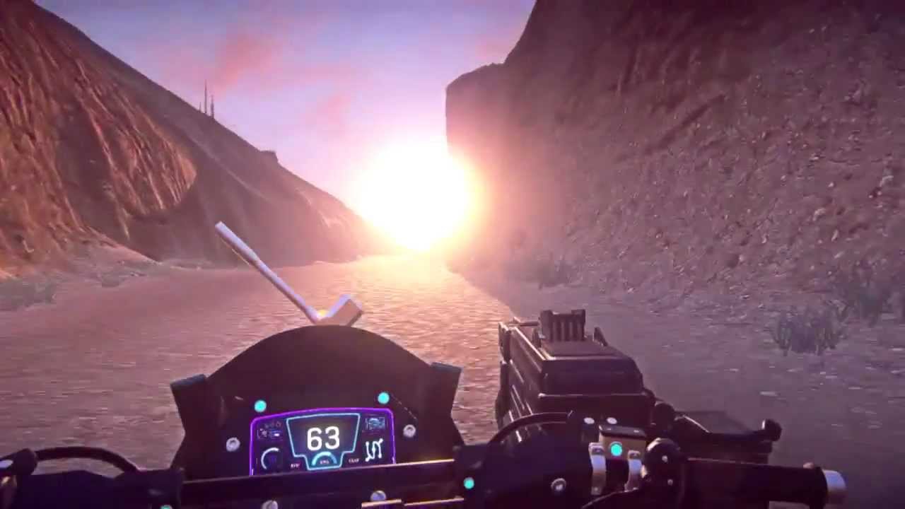 Planetside 2 Race Tracks: Impact-Site Cross Country Turkey Run - YouTube