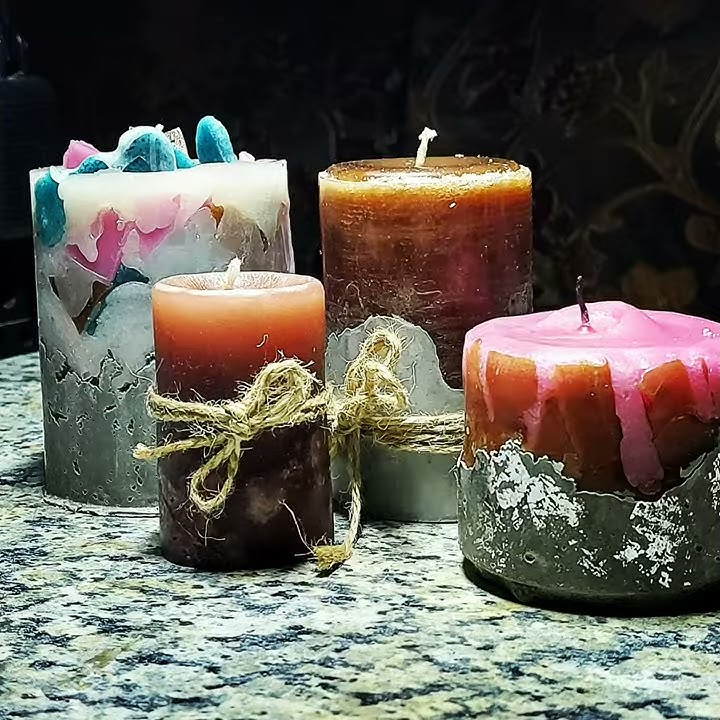 Handmaid, Candles. Свечи ручная работа. - YouTube