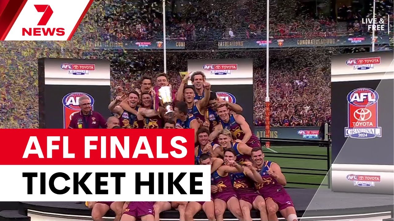 AFL finals ticket prices rise after 6 years | 7NEWS - YouTube