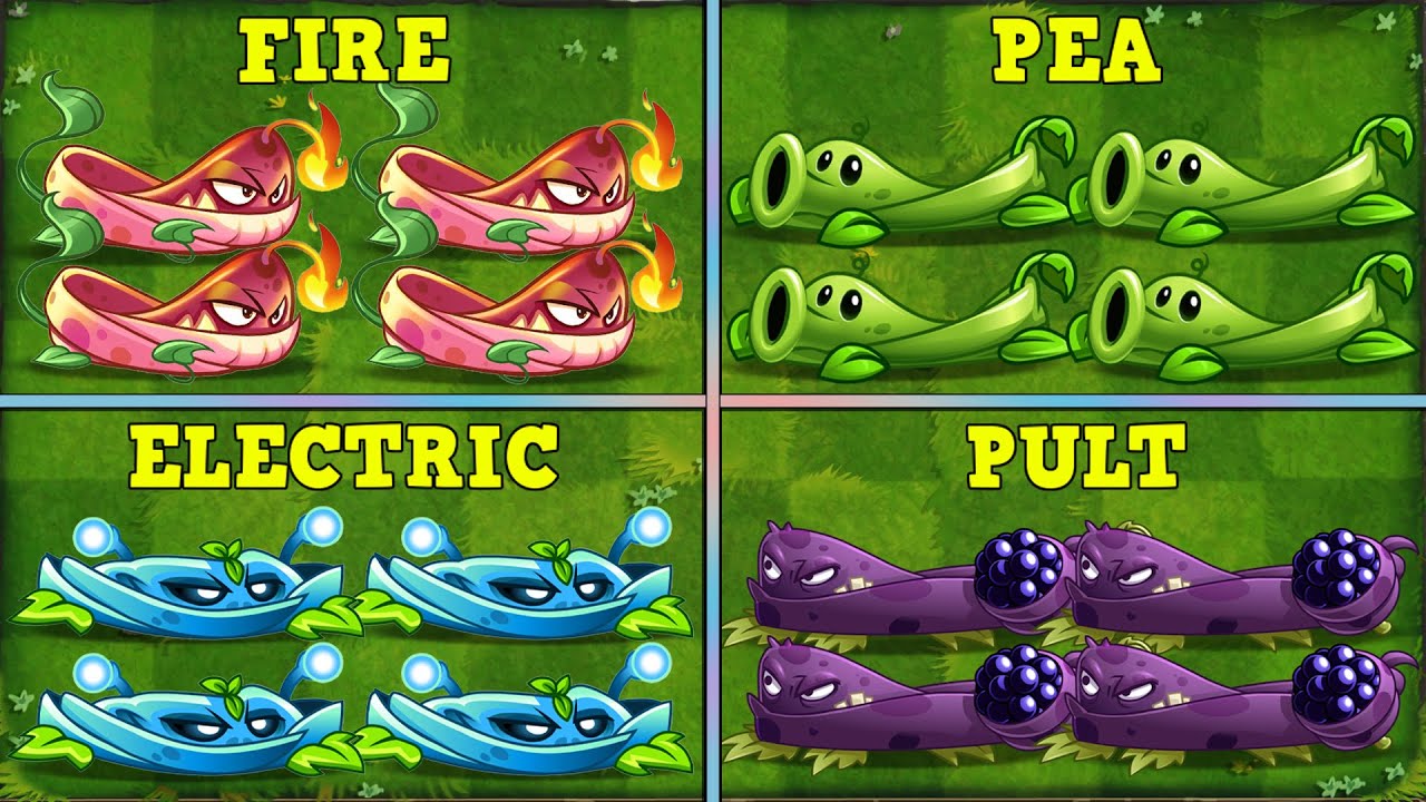Random 4 Vine Plants Battlez - Who Will Win? - PvZ 2 Plant vs Plant ...
