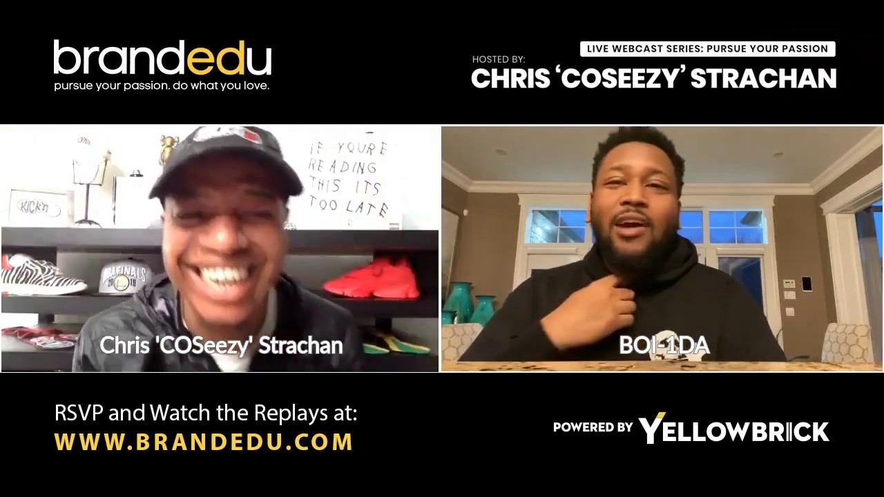 Live Series: Pursue Your Passion with Chris 'COSeezy' Strachan and BOI ...