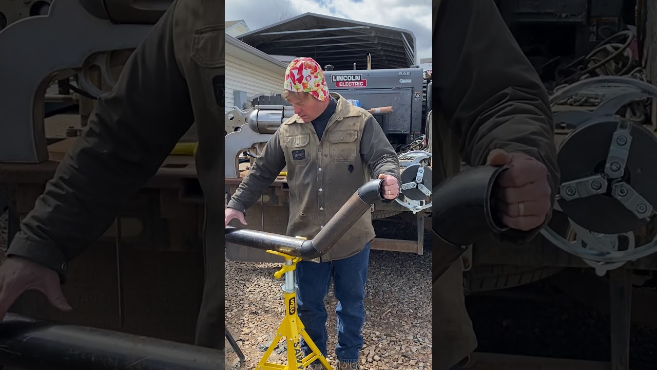 Pipe Welding Layout: Rolling Offsets 2 Ways - YouTube