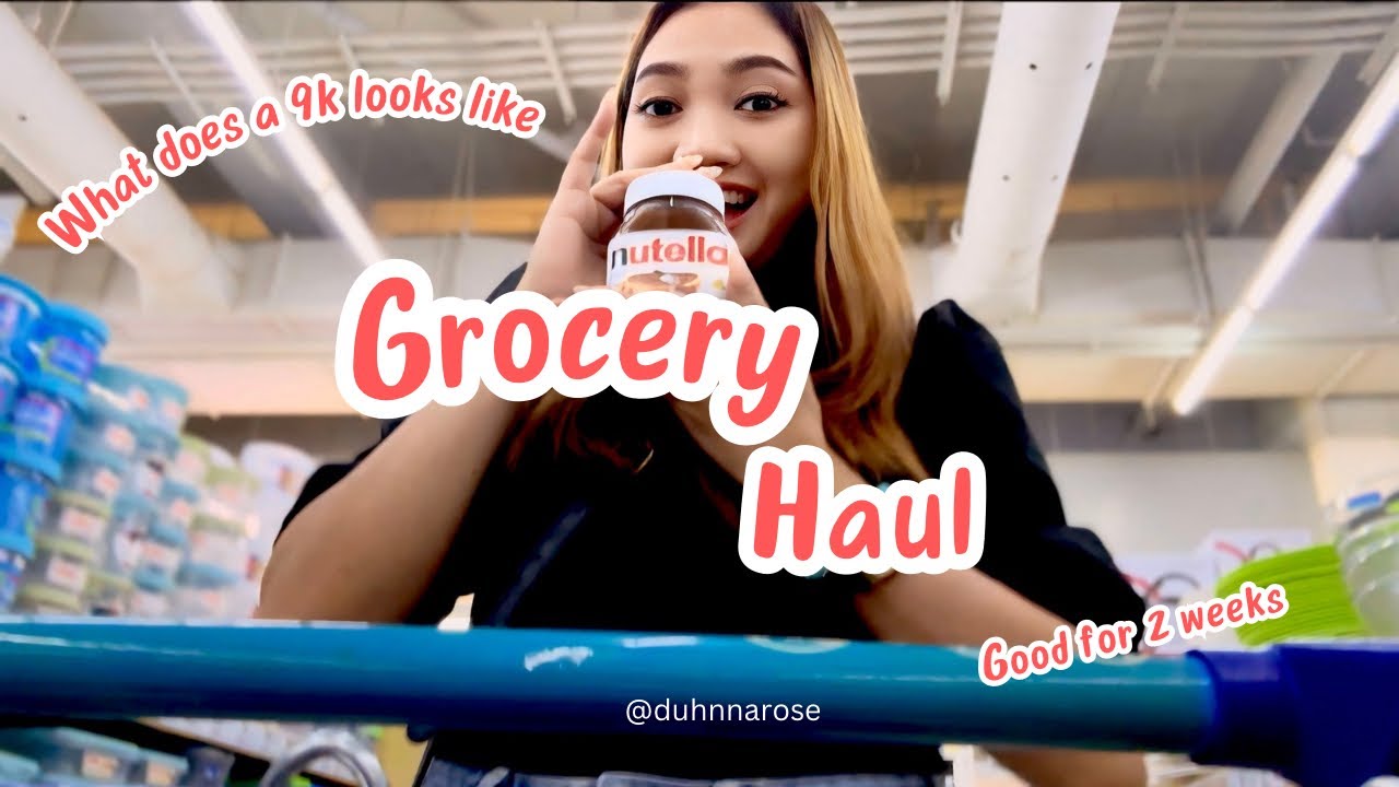 GROCERY VLOG | 2 weeks grocery Haul 9K pesos budget - YouTube