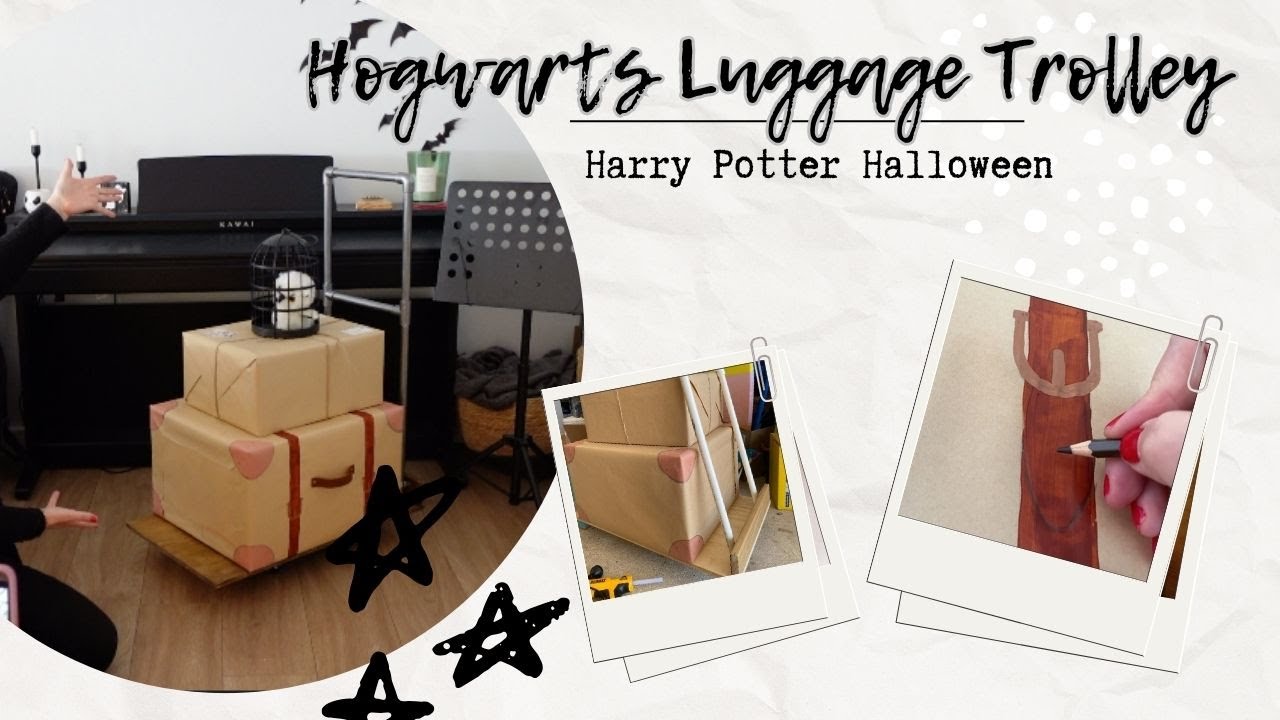 DIY Hogwarts Luggage Trolley - YouTube