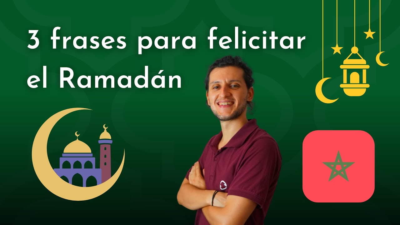 3 frases para felicitar Ramadan en Árabe Marroquí 🇲🇦 Dariya / Darija ...