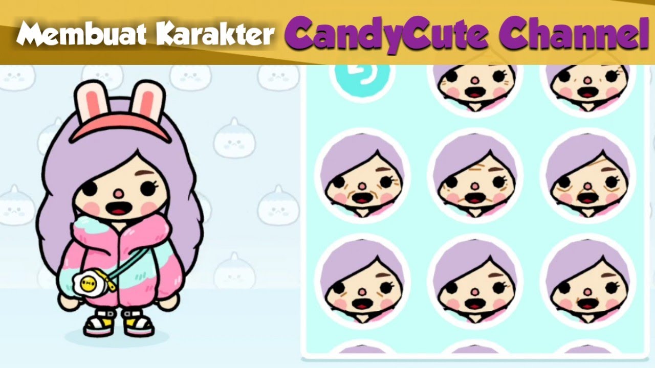 Tutorial Membuat Karakter CandyCute Channel - YouTube