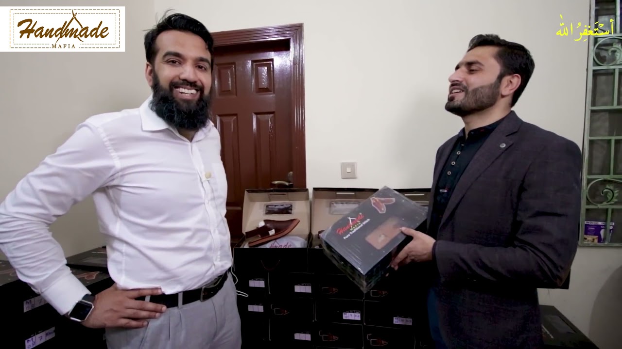 Azad Chaiwala at Handmade Mafia Zalmi Peshawari Chappal Pure Leather ...