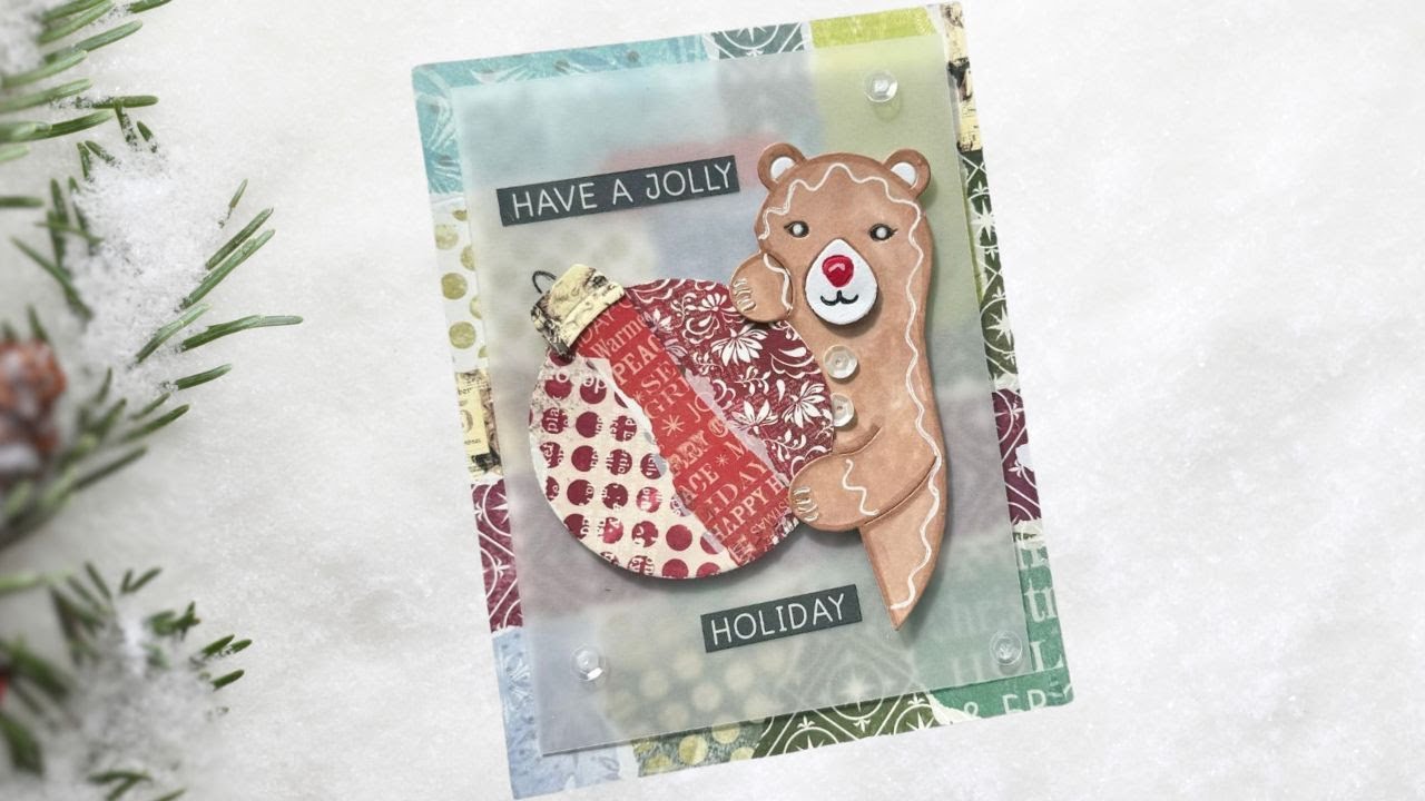 Peeking Gingerbread Bear - YouTube