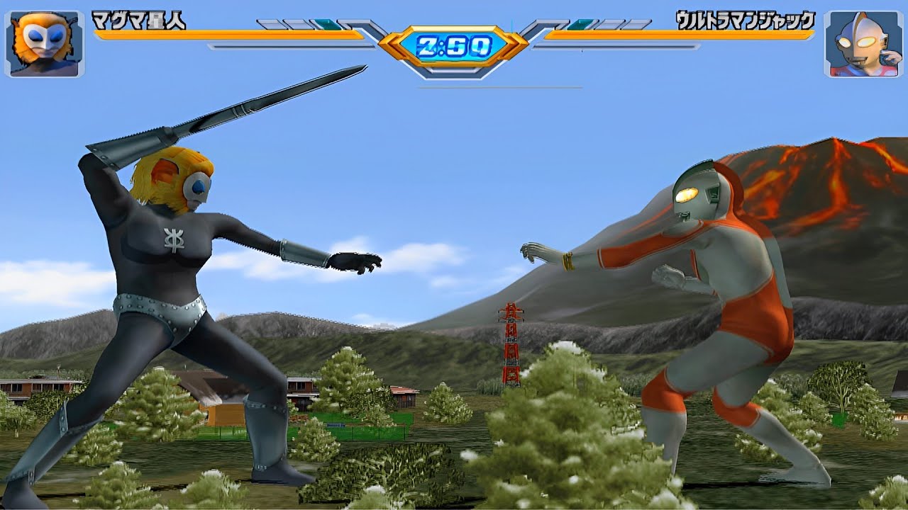 Ultraman Fighting Evolution 3: Gameplay - Ultraman vs Monster 096,1080P ...