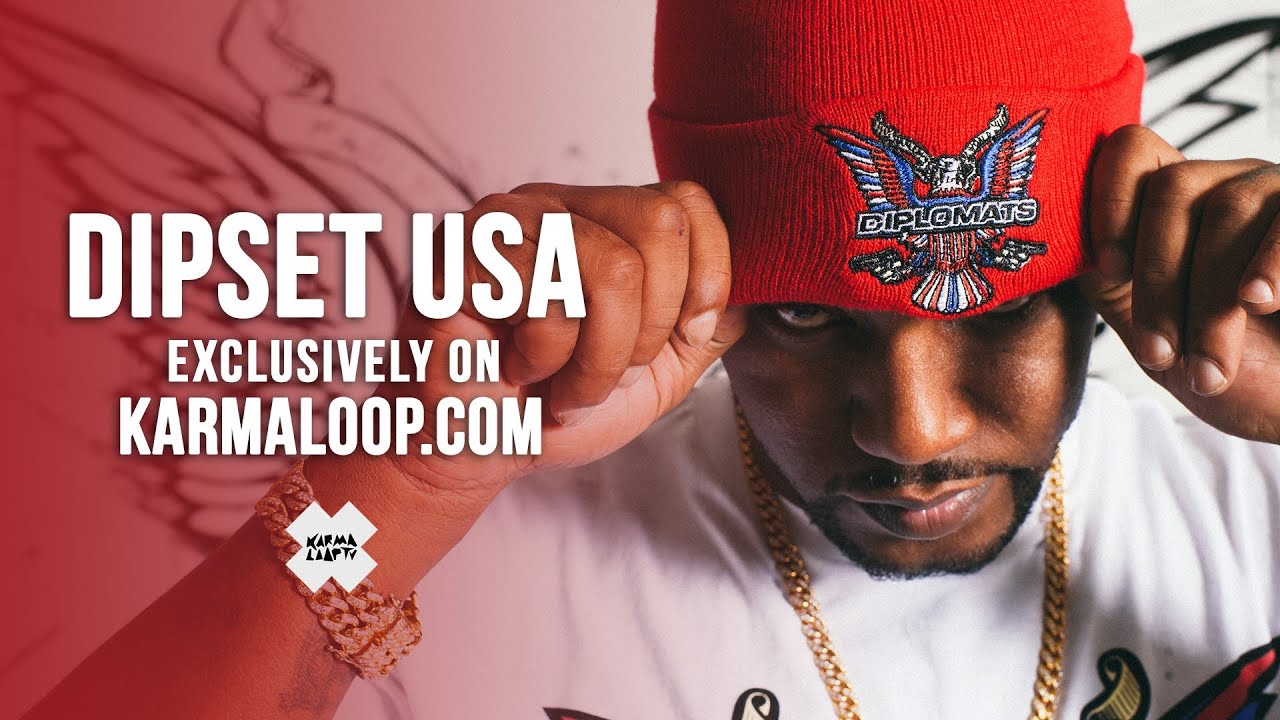 Cam'ron Drops DIPSET USA Clothing Exclusively On Karmaloop.com - YouTube