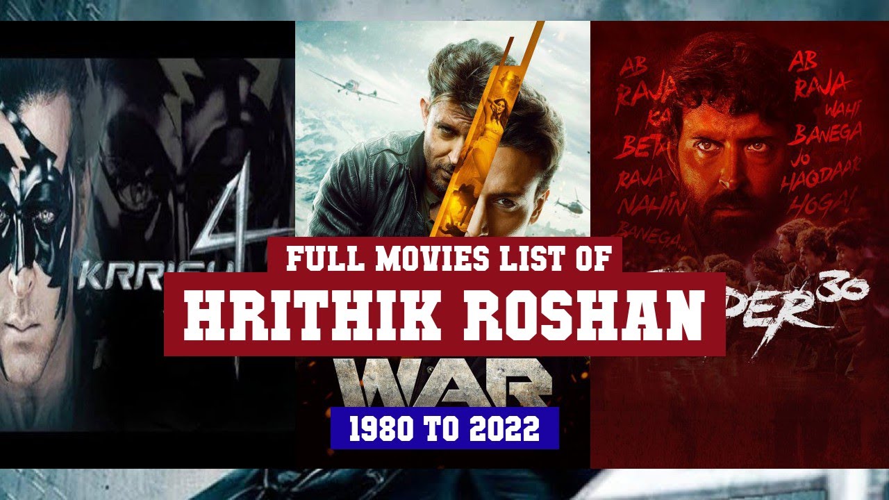 Hrithik Roshan Full Movies List | All Movies of Hrithik Roshan - YouTube