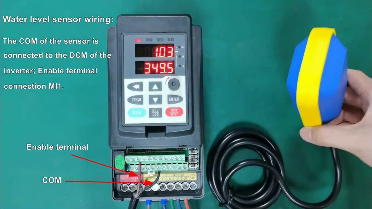02 Water level sensor wiring. - YouTube