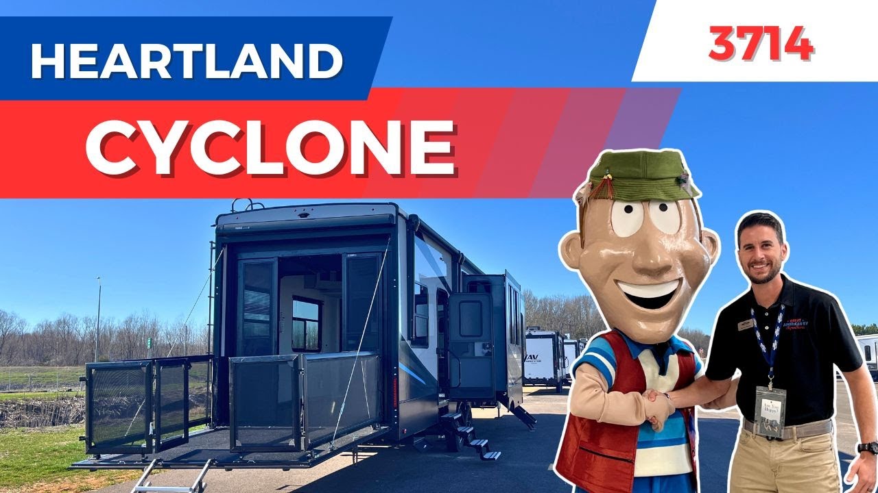 2024 Heartland Cyclone 3714 | HD EDITION FIFTH WHEEL TOY HAULER!! - YouTube