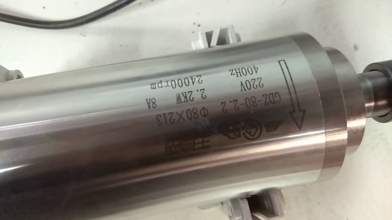 Шпиндель высокоскоростной GDZ-80-2.2B № 1709718 - YouTube