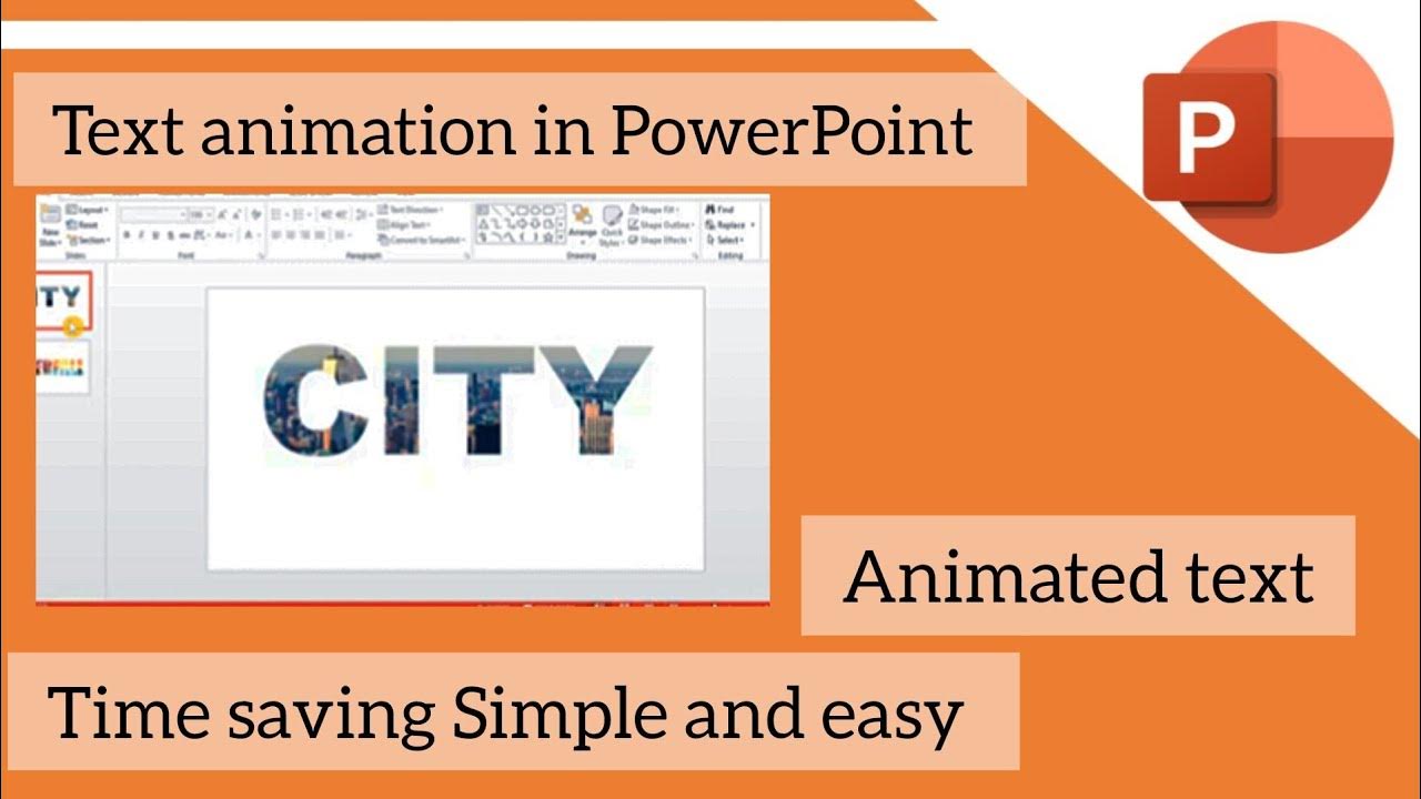 Powerpoint Text Animation | Animated powerpoint Slide Design Tutorial ...