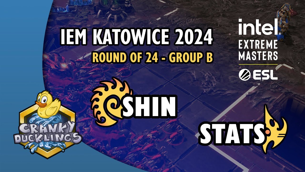SHIN vs Stats - ZvP | IEM Katowice 2024: Round of 24 - Group B ...