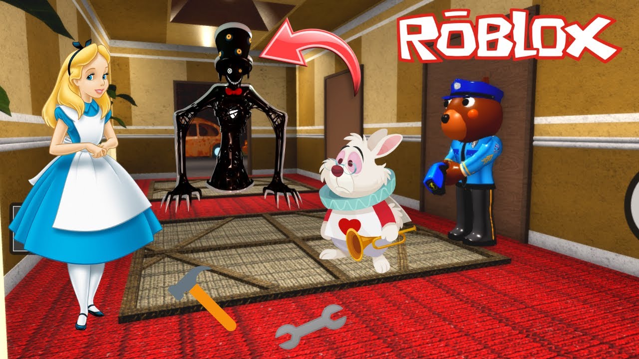 ALICIA Y EL CONEJO INTENTAN ESCAPAR DE PIGGY🐷- ROBLOX ESCAPA DE LA ...