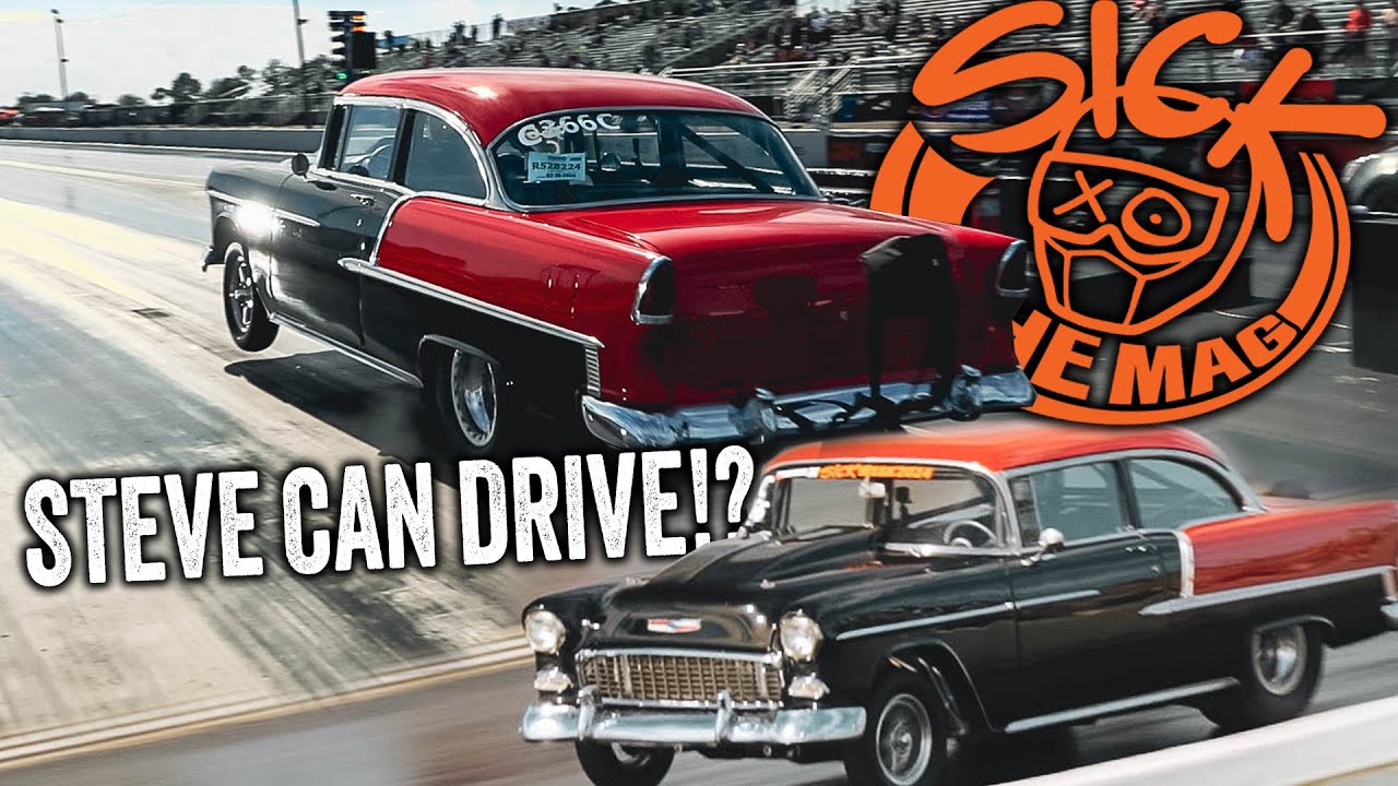 Steve Races the ‘55 at Sick Week Day Two! - YouTube