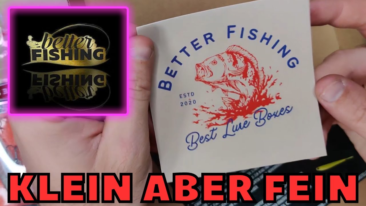 Klein aber Fein - Better Fishing Box Juli XL - YouTube