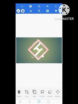how to make this logo design on pixel lab tutorial uh official 016 - YouTube