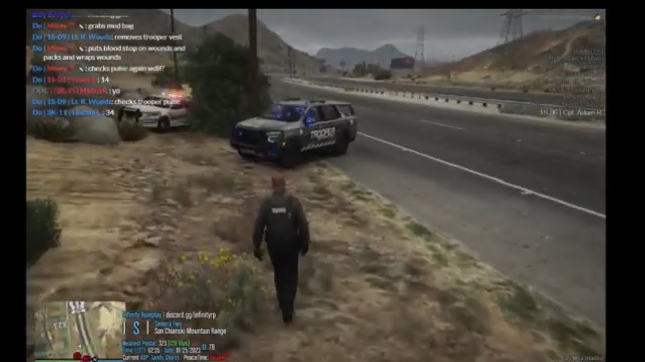 FiveM | SAST | San Andreas State trooper | Trooper, Mike Hawk on duty ...