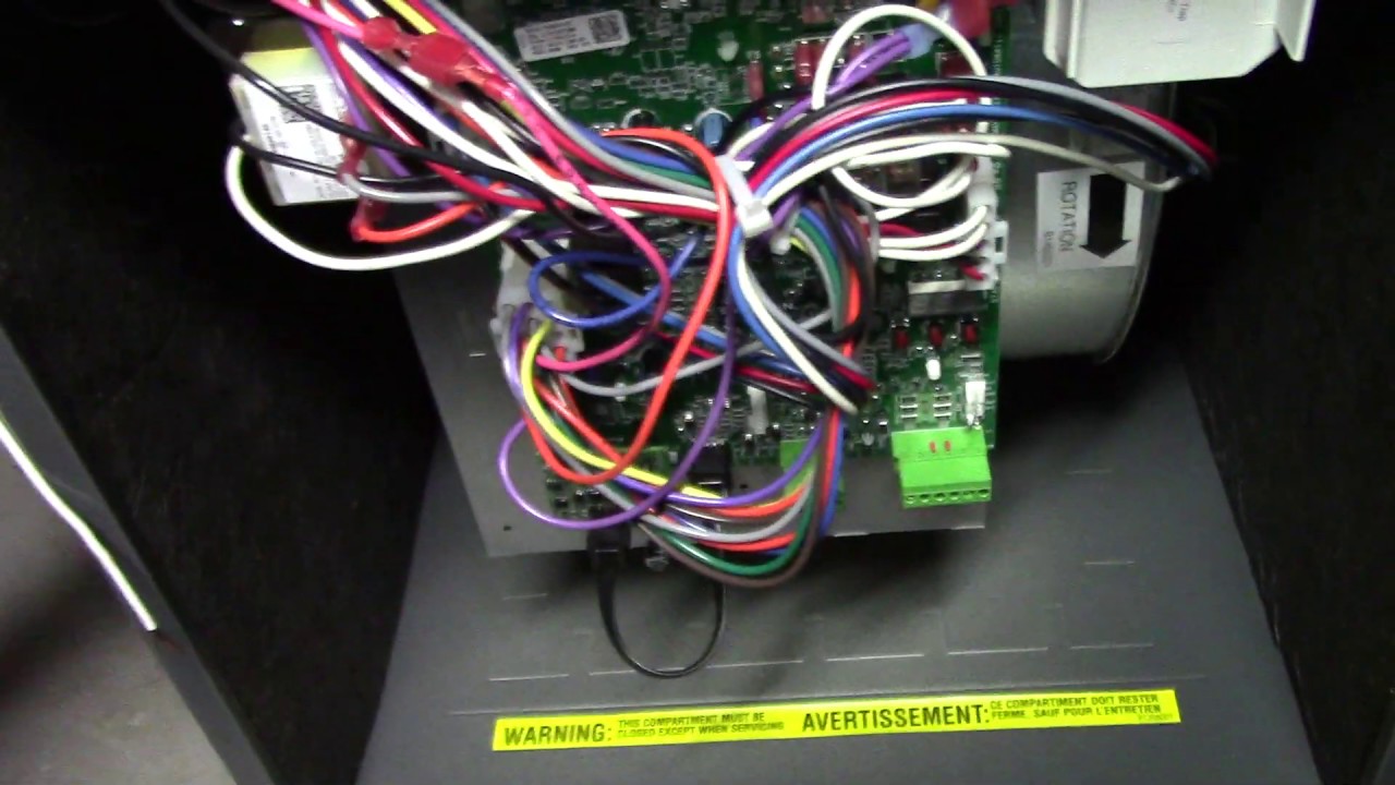 Furnace electrical connection moving and useage - YouTube