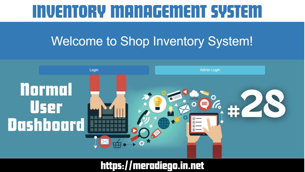 Inventory Management System Normal User Dashboard || Inventory ...