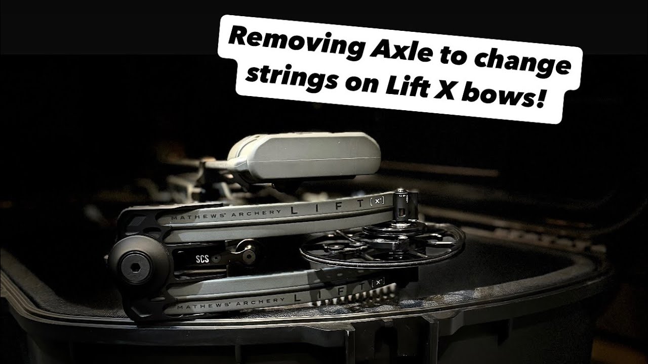 How To Remove Axle on Mathews Lift X Bows - YouTube
