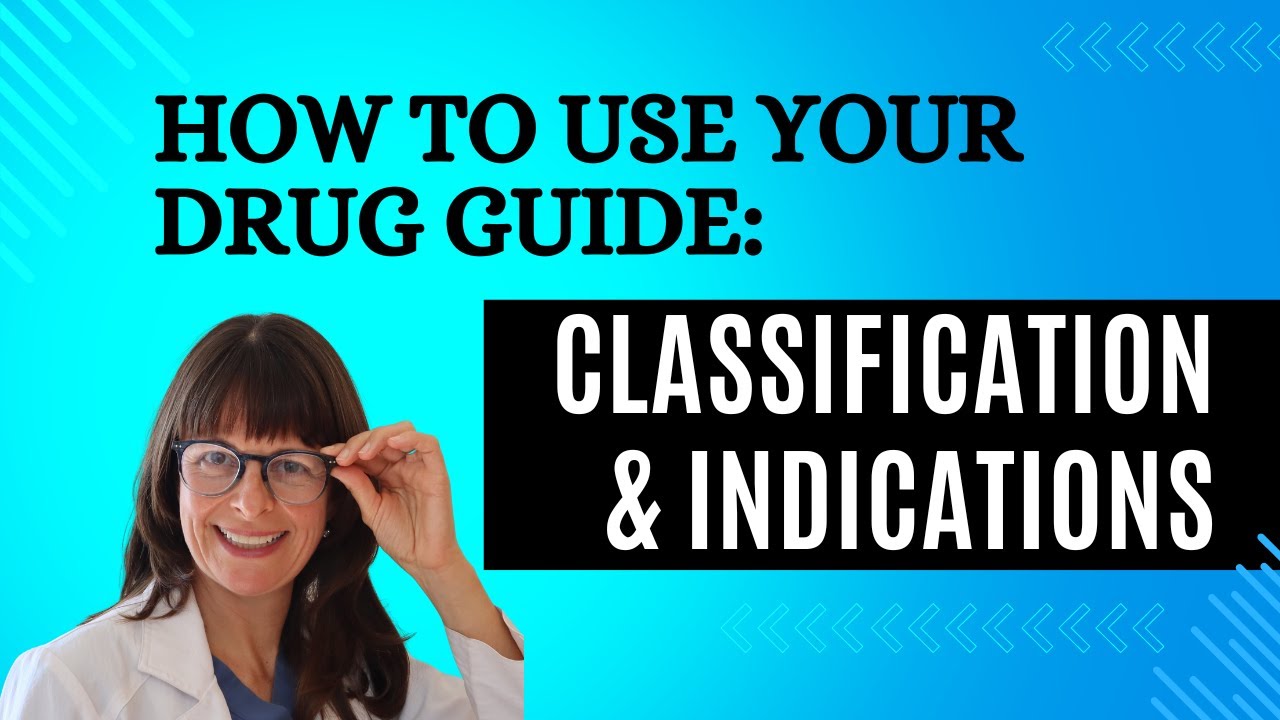 How to use your Drug Handbook: Classification & Indications - YouTube