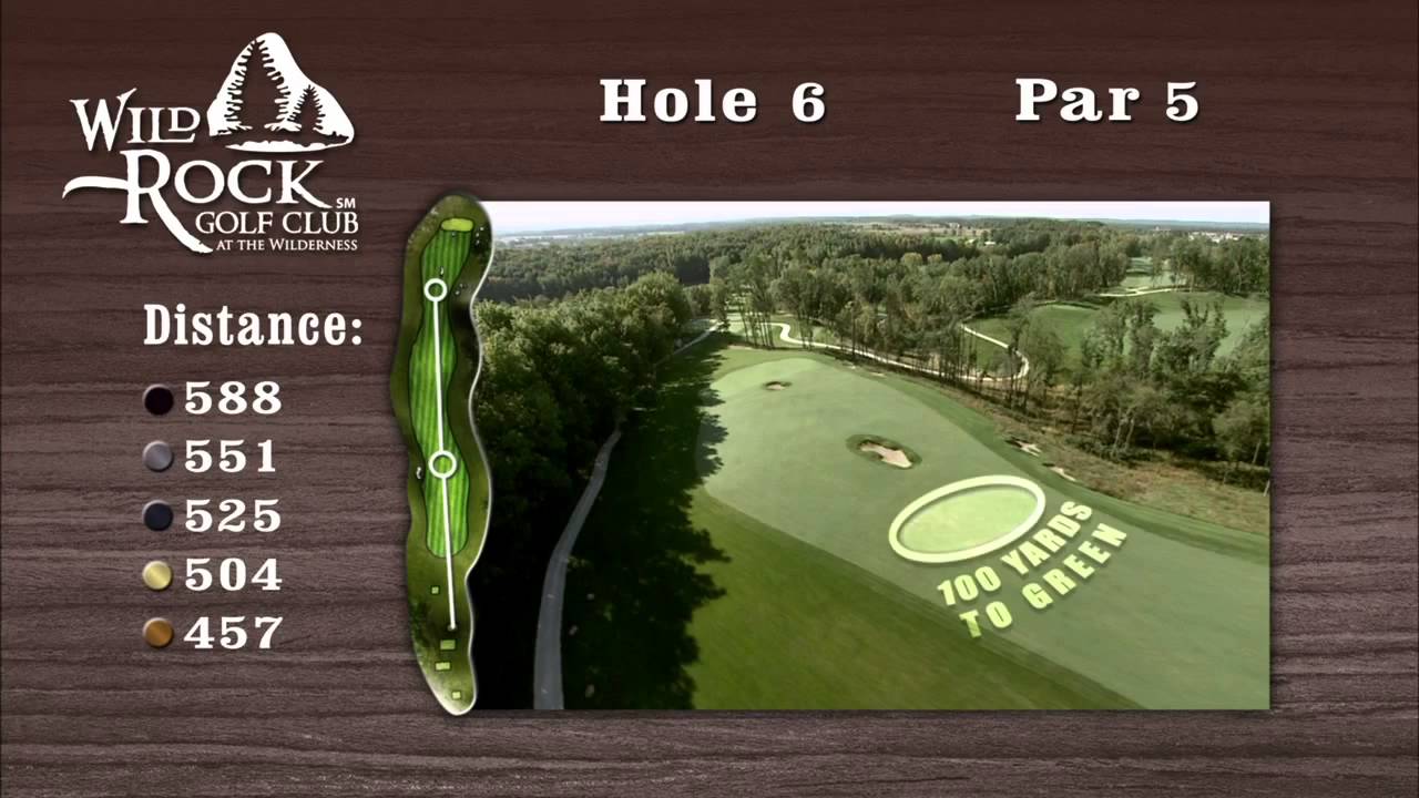 Wild Rock Golf Course Hole 6 Overview - YouTube