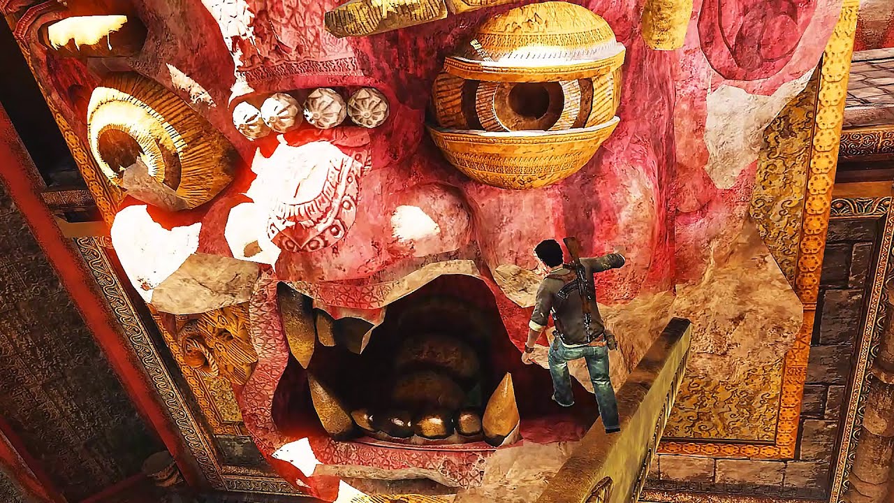 Uncharted 2 - Unlock The Path of Light Puzzle (Chapter 9) - YouTube