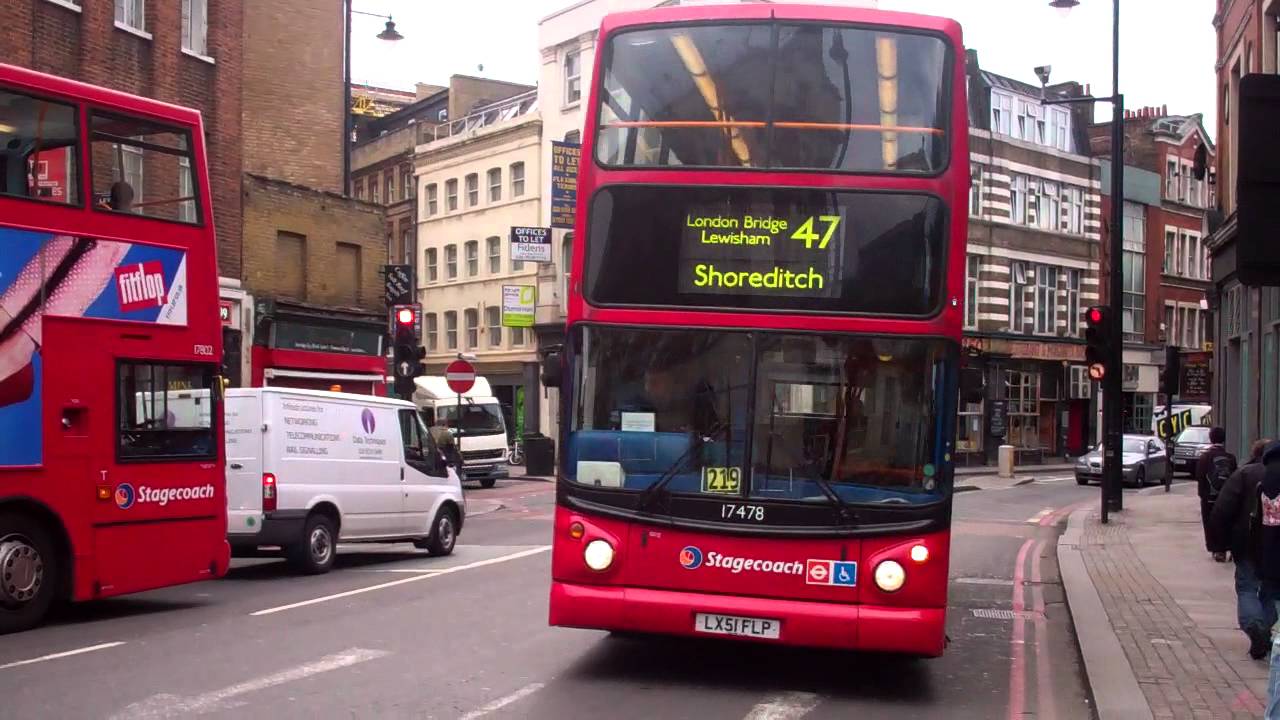Stagecoach London Route 47 17478 LX51FLP ALX400 Trident Catford (TL ...