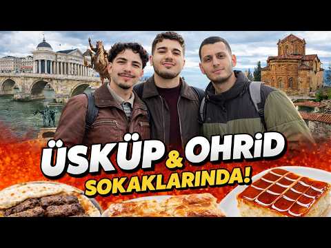 ÜSKÜP VE OHRİD'DE GEZİLECEK YERLER! BU VİDEO'YU İZLEMEDEN GİTME ! Kuzey Makedonya 2.Bölüm