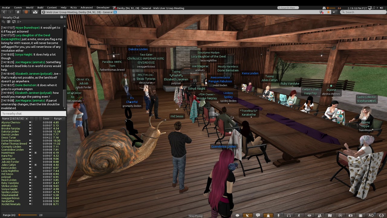 Second Life Web User Group Meeting (2020-02-05) - YouTube