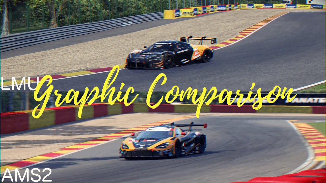 AMS2 vs LMU - Graphic Comparison (replay + audio) - YouTube