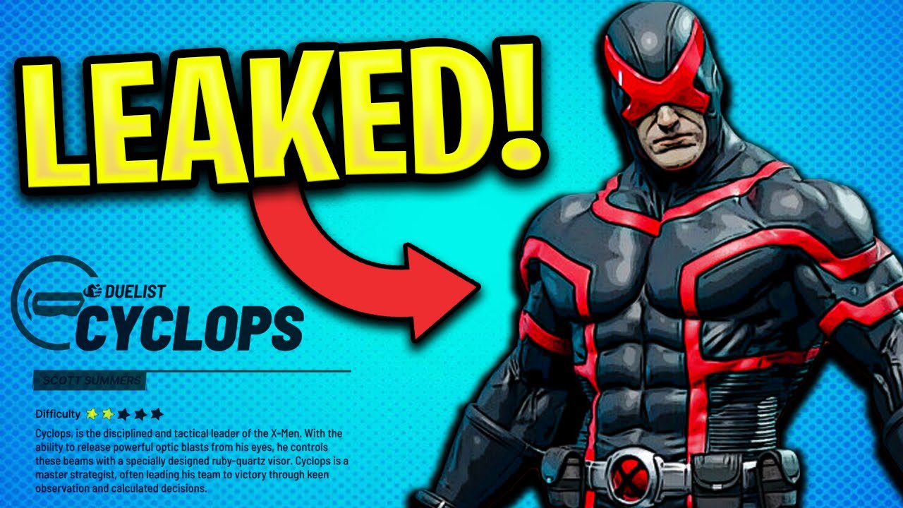 *NEW* Hero Cyclops LEAKED in Marvel Rivals! - YouTube