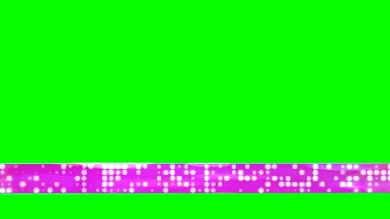 pack banner glitter effect green screen - YouTube