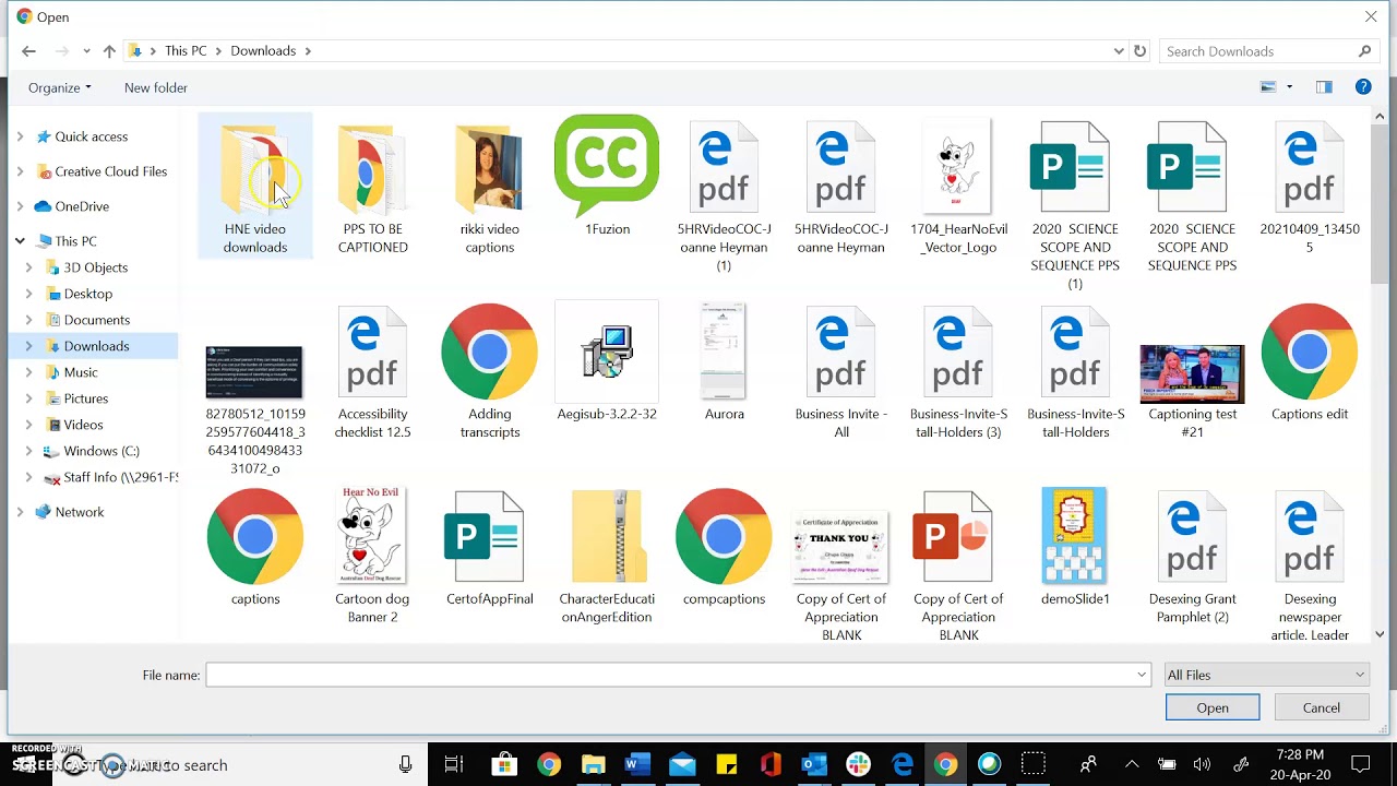 Adding Captions to videos in Google Drive - YouTube
