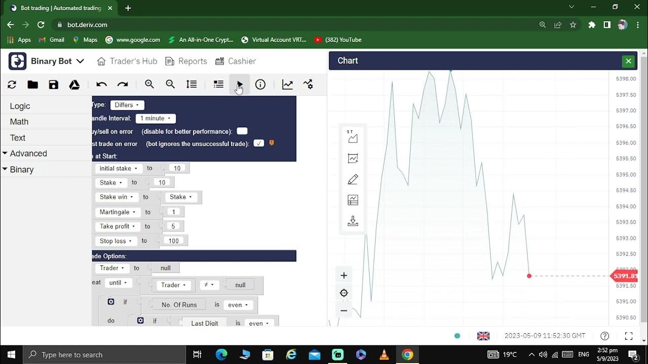 Binary Bot Digit Differs Strategy With 4 Different Predictions Youtube