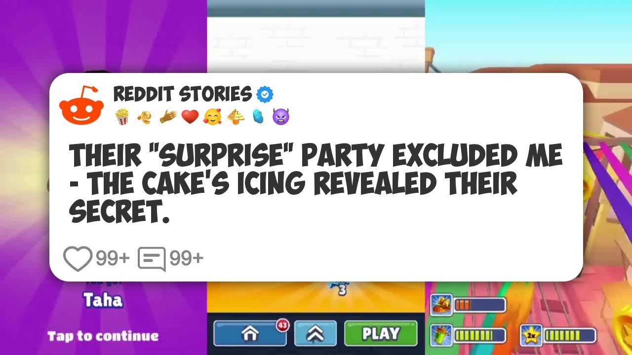 Their "Surprise" Party Excluded Me - The Cake's Icing Revealed Their ...