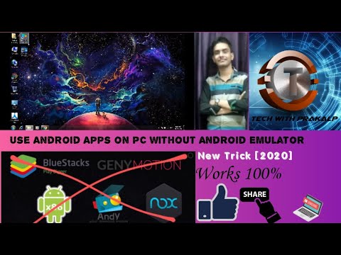 Use Android apps on PC without Android Emulator - YouTube