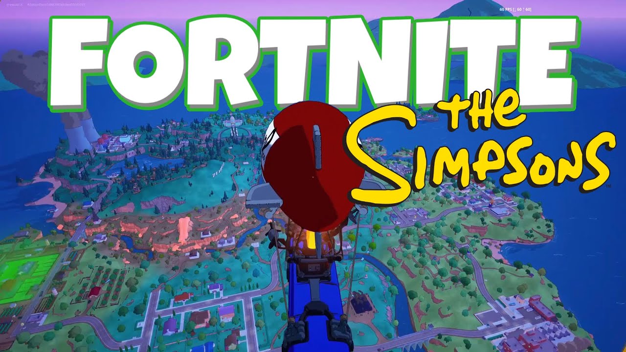 Fortnite Simpsons Battle Royale Solo - YouTube