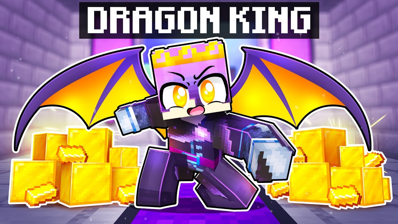 Becoming a DRAGON KING in Minecraft! - YouTube