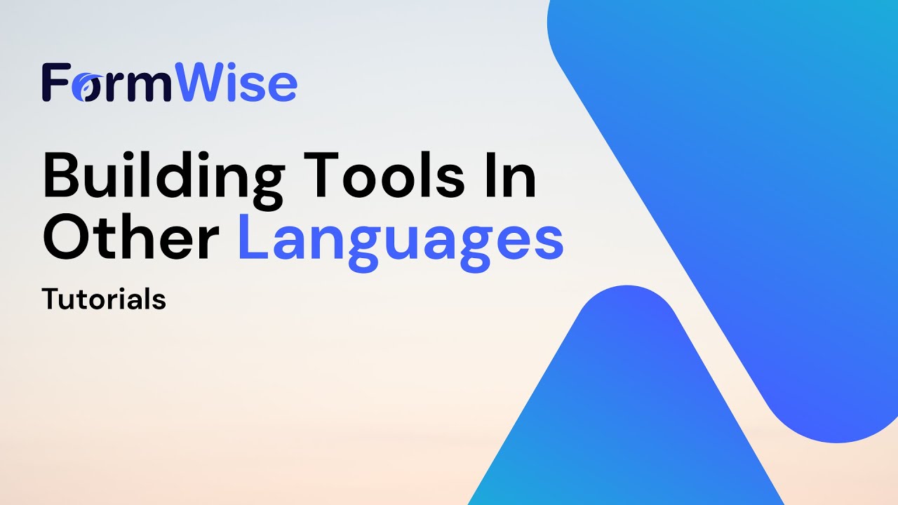 Building AI Tools For Other Languages In FormWise - YouTube