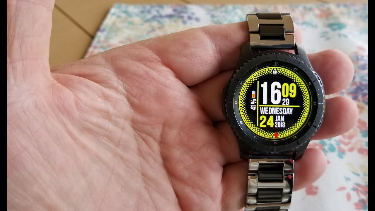 Samsung Gear S3 Frontier, a great smart watch. - YouTube