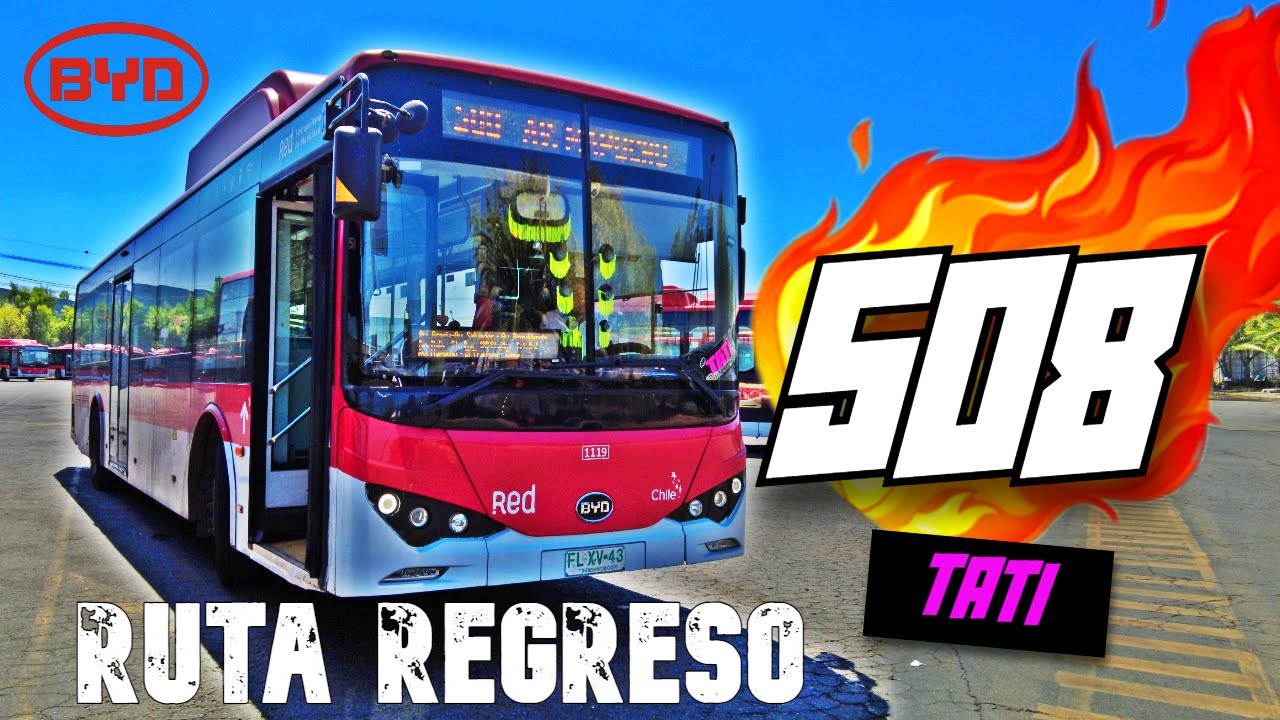 508 Ruta REGRESO Transantiago PUDAHUEL / PEÑALOLEN - YouTube