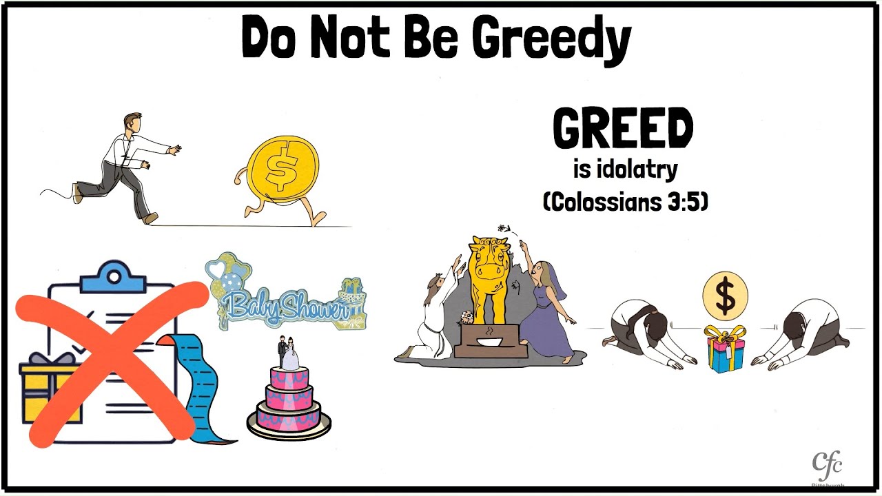 117 - Do Not Be Greedy - Zac Poonen Illustrations - YouTube