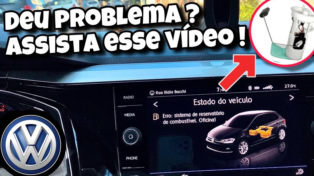 Erro: sistema de reservatório de combustível. Oficina! Volkswagen - YouTube